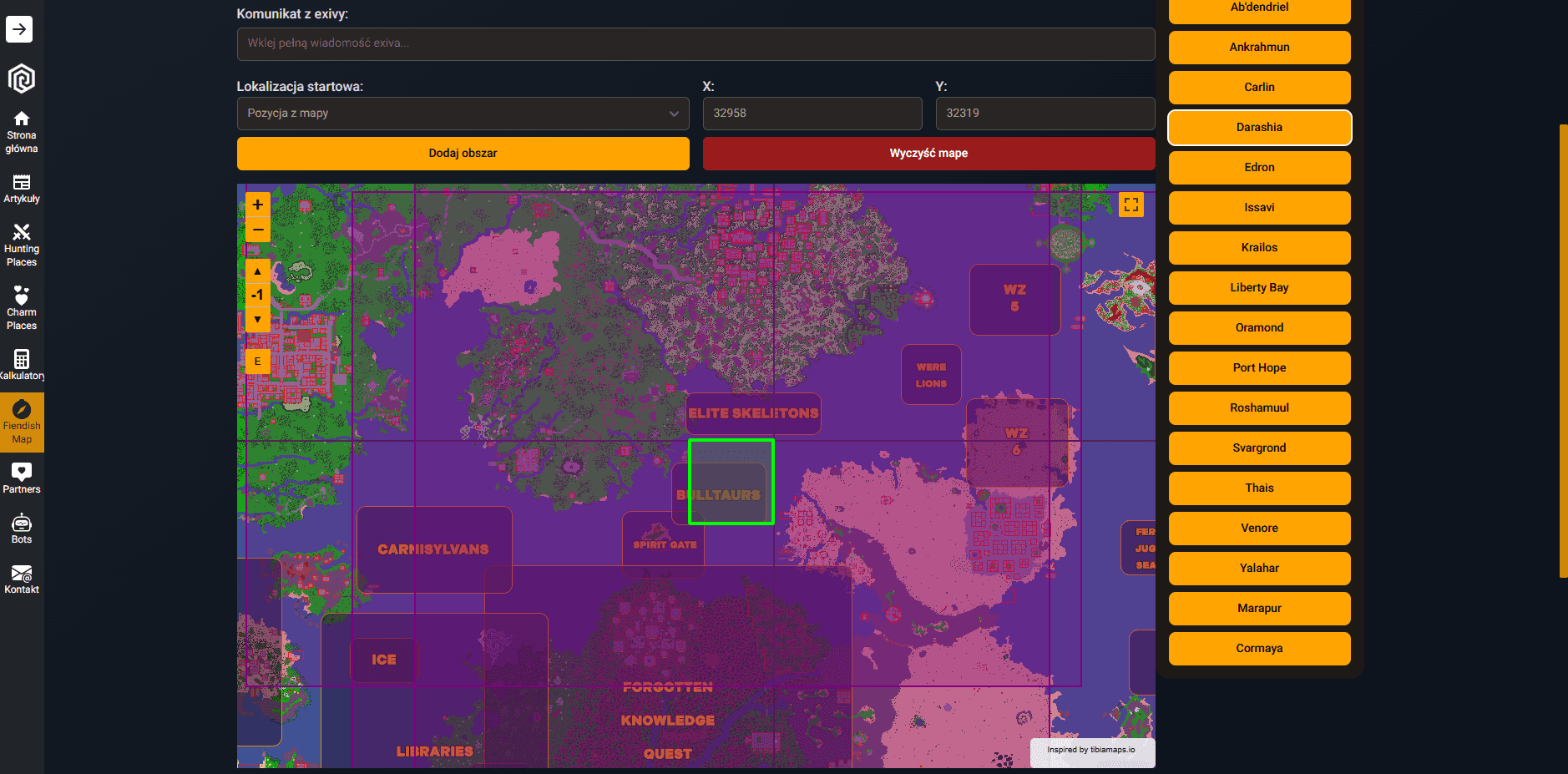 Nemesis Bosses - Tibiaroute - Tibia Routes Exp
